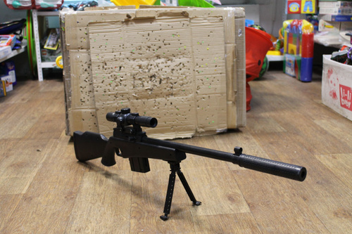 Отзывы на Детская снайперская винтовка PUBG М-24 BL с оптическим ...