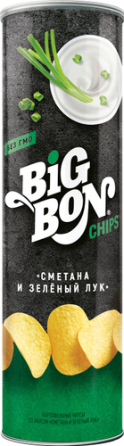 233 отзыва на Чипсы картофельные Big Bon со вкусом сметаны и зеленого ...