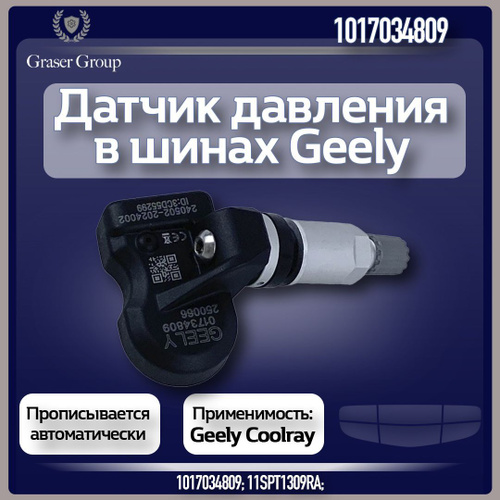 725 отзывов на Датчик давления шин Geely Coolray (SX11LA) / EMGRAND 7 ...