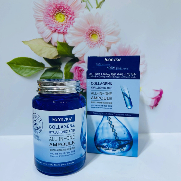 Сыворотка FS COLLAGEN & HYALURONIC ACID ALL-IN ONE AMPOULE (250ml ...