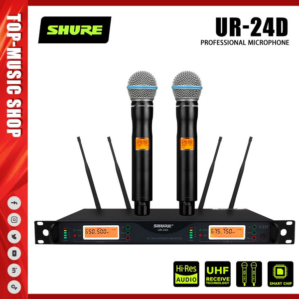 Shure UR24D-беспроводная система микрофонов для больших шоу и ...