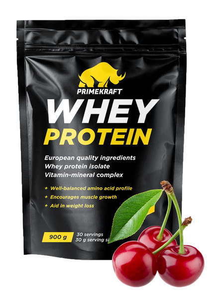 Протеин Prime Kraft WHEY 900g, wild cherry - купить с доставкой по ...