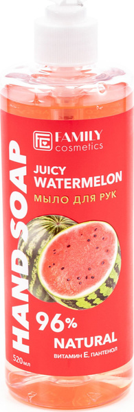 Family Cosmetics / Фэмили Косметик Жидкое мыло Сочный арбуз Fresh Flesh ...