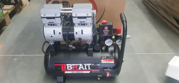 Компрессор Безмасляный BRAIT, 1000 Вт - купить по выгодным ценам в интернет-магазине OZON ...