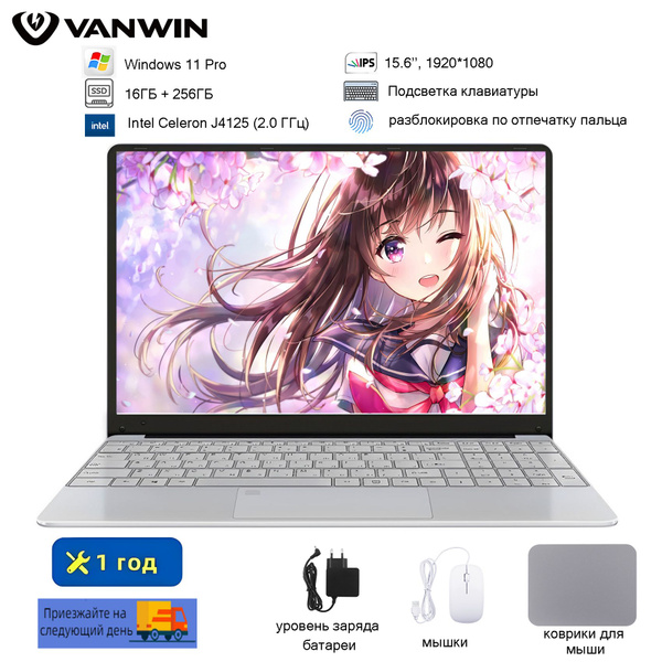Игровой ноутбук VANWIN Windows, белый, серебристый купить по низкой цене: отзывы, фото ...