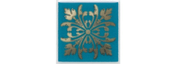 Вставка для плитки KERAMA MARAZZI Болао_40 4.9 см x 4.9 см, синий ...