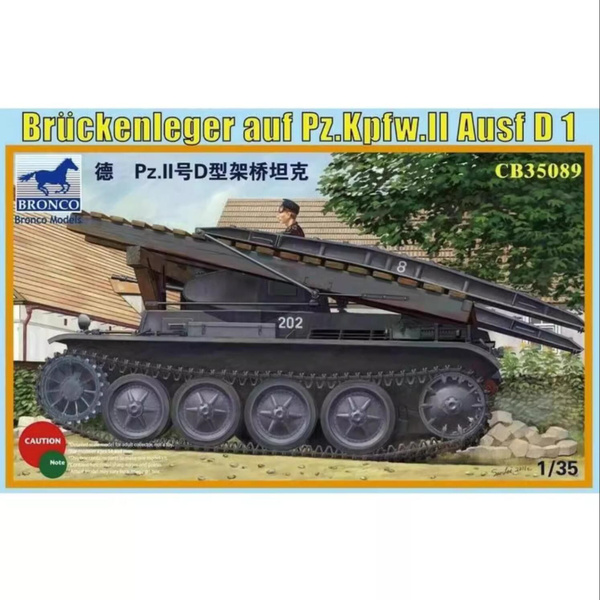 Модель BRONCO CB35089 1/35 Bruckenleger auf Pz.kpfw.II Ausf model kit ...