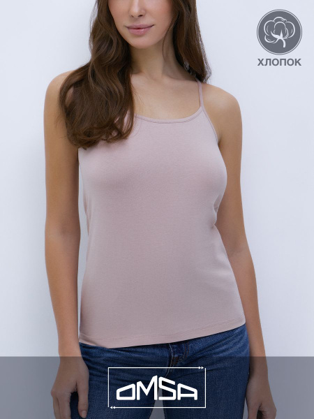 Майка Omsa, 44 - купить по выгодной цене в интернет-магазине OZON (1109110519)