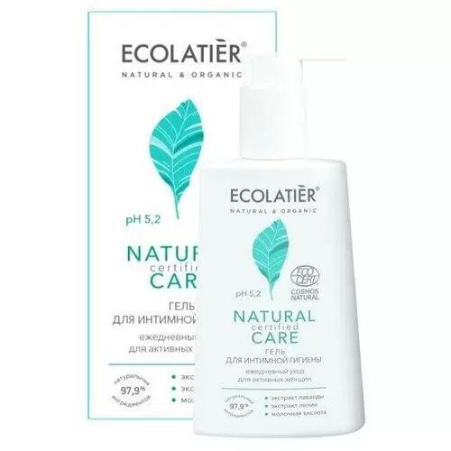 Гель для интимной гигиены Ecolatier "Natural Care", Ежедневный уход ...