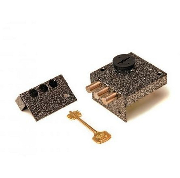 Замок накладной Эльбор Кремень 1.04.51.5.1.1К - купить по низкой цене в интернет-магазине OZON ...