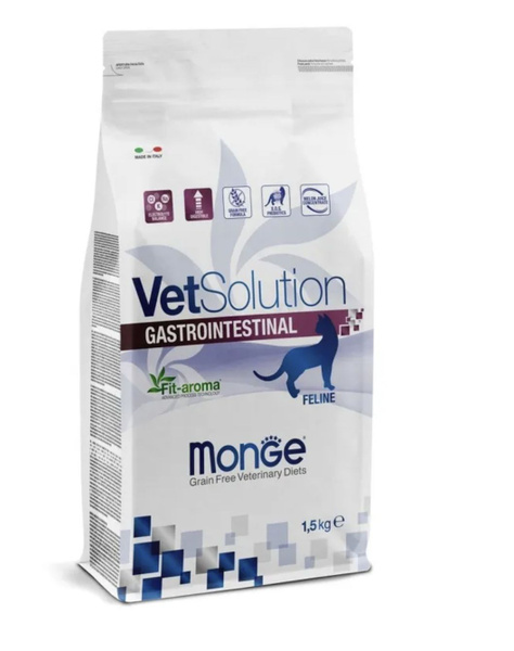 Monge VetSolution Gastrointestinal Cat для кошек 1,5 кг - купить с ...