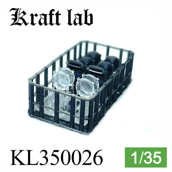 Kraft Lab Комплект фар ФГ-125 для Советской БТТ, 1/35, Дополнение для сборных моделей - купить с ...
