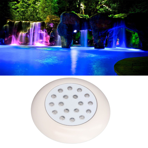 Свет плавательного бассейна 10W 12V 18LED, IP68 Водонепроницаемый RGB ...