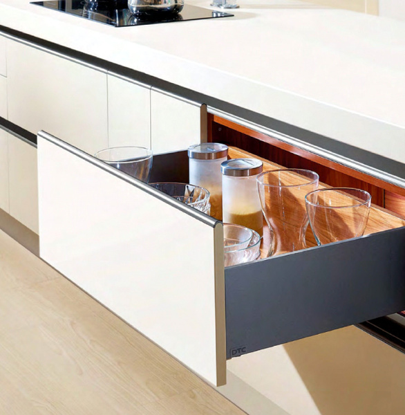 Комплект для ящика (тонкая стенка) 450мм, высота 238мм, с доводчиком ...