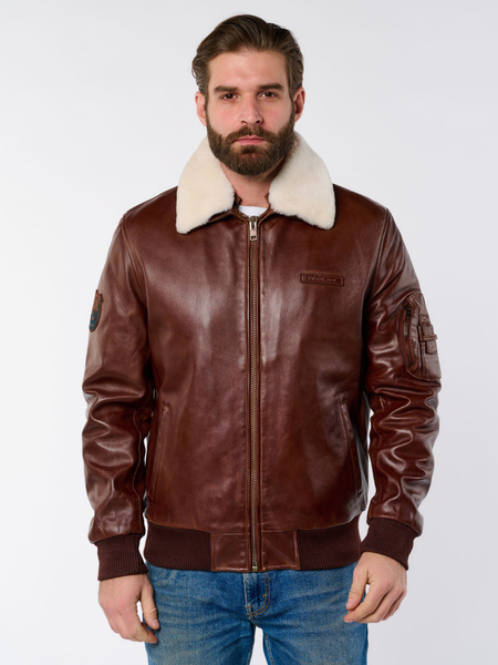 Куртка кожаная DAVID MOORE - купить с доставкой по выгодным ценам в ...