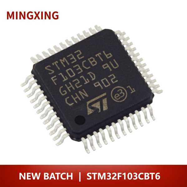 (1шт)новый оригинальный чип STM32F103CBT6 LQFP-48 STM32 Mainstream MCU STM32F1 Series Single ...