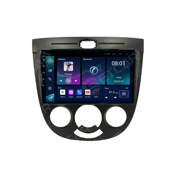 ETCAR Автомагнитола, диагональ: 9", 2 DIN, 8ГБ/128ГБ - купить с доставкой по выгодным ценам в ...