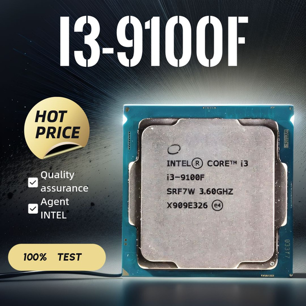 Процессор Intel i3-9100F Core i3 9-го поколения, OEM (без кулера), 4 яд ...