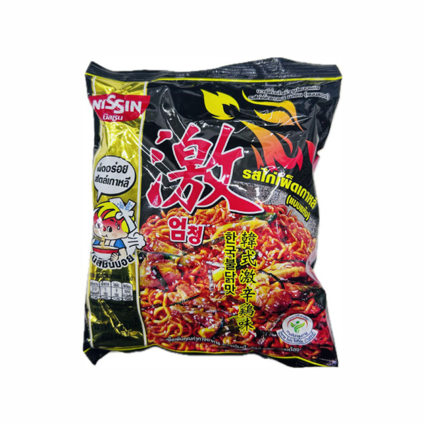 Тайская лапша в корейском стиле Nissin, 3 штуки по 60 гр - купить с доставкой по выгодным ценам ...