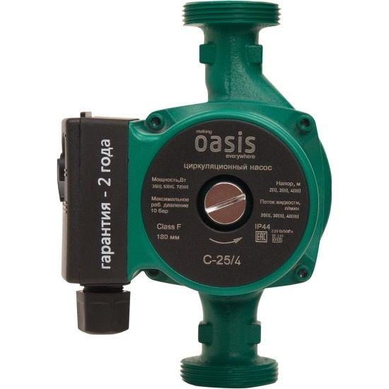 Циркуляционный насос Oasis Насос циркуляционный для отопления 25 130мм ...