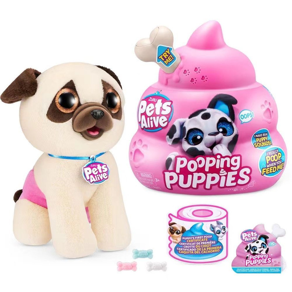 ZURU Pet Plush Poop Dog, плюшевые игрушки для детей, Tide Play Blind ...