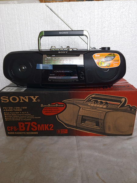 Sony Магнитола CFS-B7S mk2, черный купить на OZON по низкой цене ...