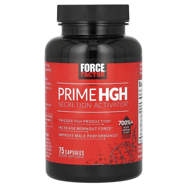 Пищевая добавка Force Factor, Prime HGH Secretion Activator, 75 капсул ...