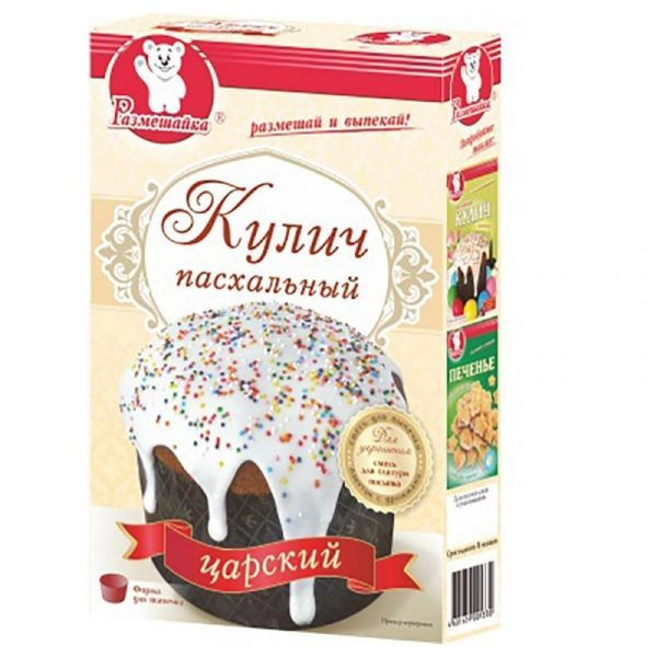 РАЗМЕШАЙКА Смесь для выпечки КУЛИЧ ПАСХАЛЬНЫЙ ЦАРСКИЙ - купить с ...