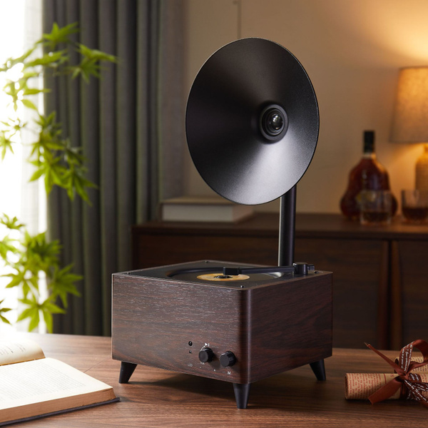 Years Stay 1900 CD проигрыватель,ретро Беспроводной Bluetooth CD плеер ...