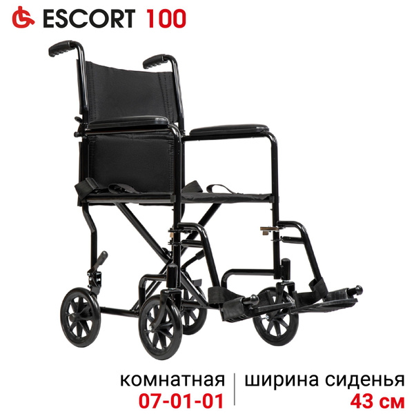 Ortonica Base 105/ Escort 100 43(17")/ Кресло-коляска складное, каталка ...