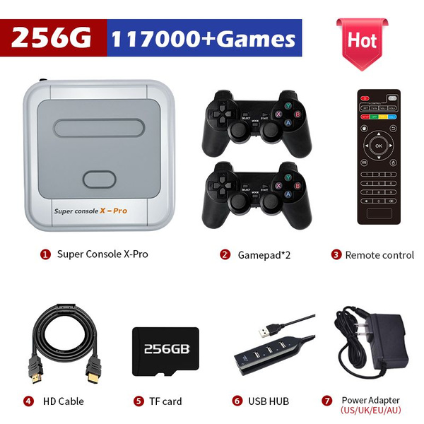 Игровые приставки Super Console X Pro в стиле ретро, ТВ-приставка ...