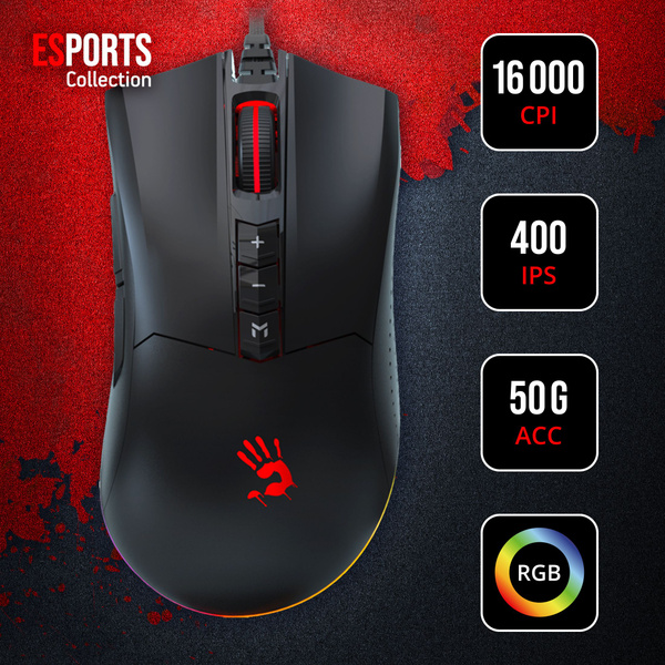 Игровая мышь проводная A4Tech ES9 Pro ES9 PRO, черный - купить по ...