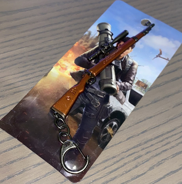 Брелок Оружие PUBG 11см/CSGO/Call of Duty/Standoff 2/Free Fire/Warface/ Брелок для ключей Оружие ...