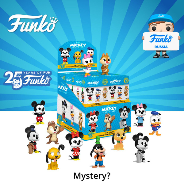 Фигурка Funko Mystery Minis Disney Mickey & Friends 1 штука/ Фанко ПОП ...