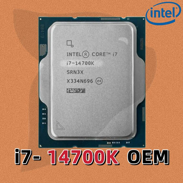 Процессор Intel, OEM (без кулера), 20 яд., 4.3 ГГц INTEL i7 14700K OEM купить c доставкой на ...