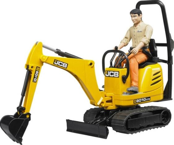Bruder Мини экскаватор JCB 8010 CTS и рабочий купить на OZON по низкой ...