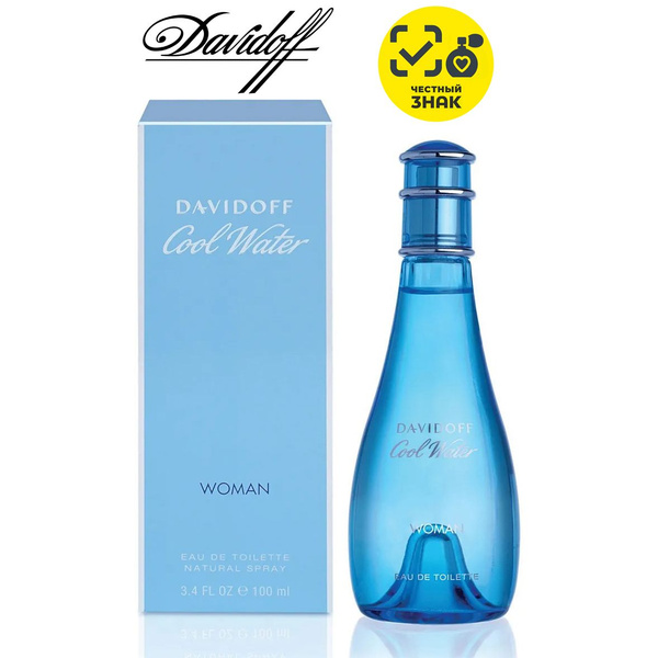 Davidoff Cool Water woman Туалетная вода 100 мл (222272619)
