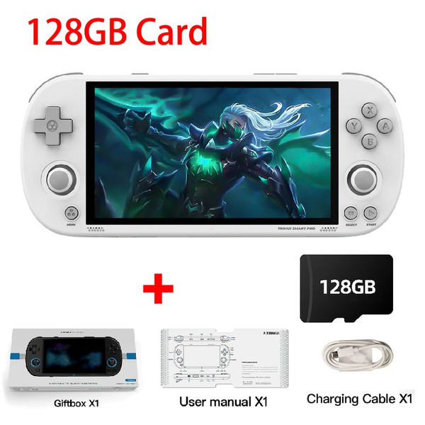 Портативная игровая консоль Smart Pro HD, 4,96-дюймовый IPS-экран ...