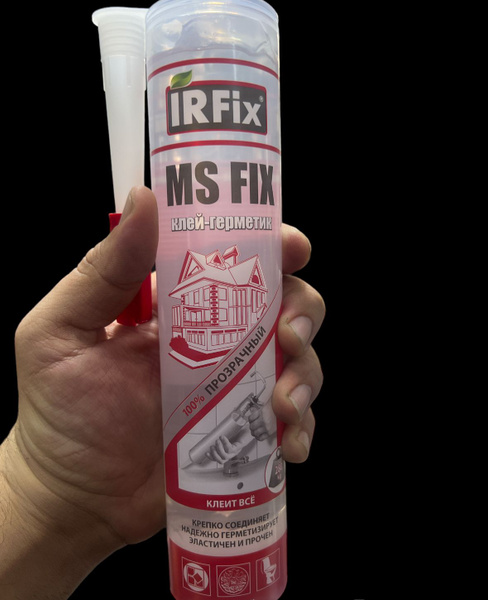 Клей герметик , жидкие гвозди прозрачный IR Fix MS FIX 310мл. купить на OZON по низкой цене ...