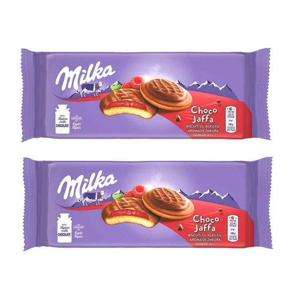 Печенье Milka Choco Jaffa с малиновым желе, 147 г х 2 шт купить на OZON ...