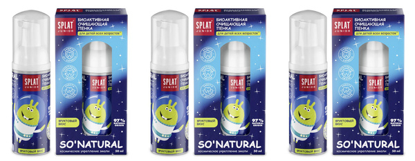 SPLAT Junior Magic Foam Пенка для полости рта с воздушными пузырьками ...