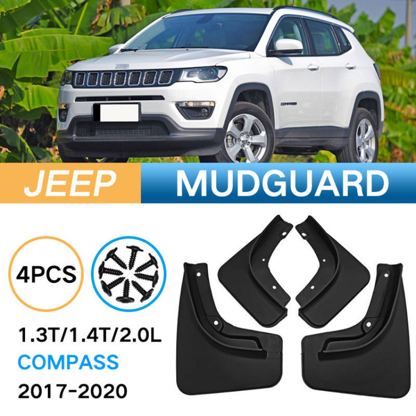 Подходит для Jeep Compass 1.3T/1.4T/2.0L 2017-2020/Брызговики, пластик - арт. Jeep Compass 1.3T ...
