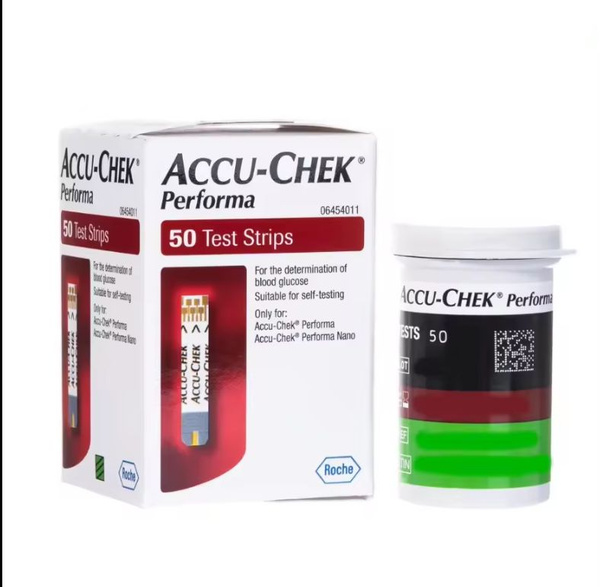 Тест-полоски для глюкометров Accu-Chek Performa , 50 полосок. - купить ...
