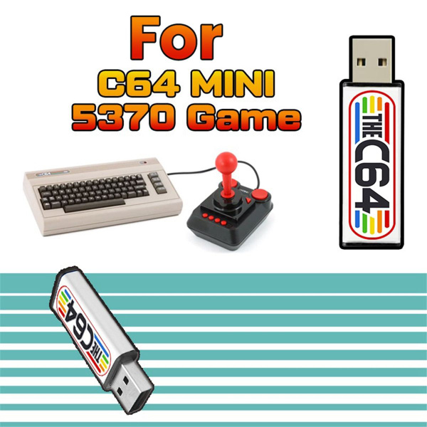 5370 Игровой USB-накопитель для C64 Mini Retro Game Console Drive Plug ...