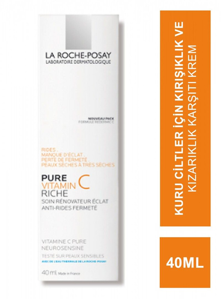 La Roche Posay Pure Vitamin C Rich Cream (Антивозрастной крем для сухой ...