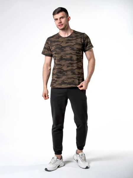 Футболка Iva nova NOVA, размер 60, цвет хаки, 100 % Хлопок - купить по выгодной цене в интернет ...