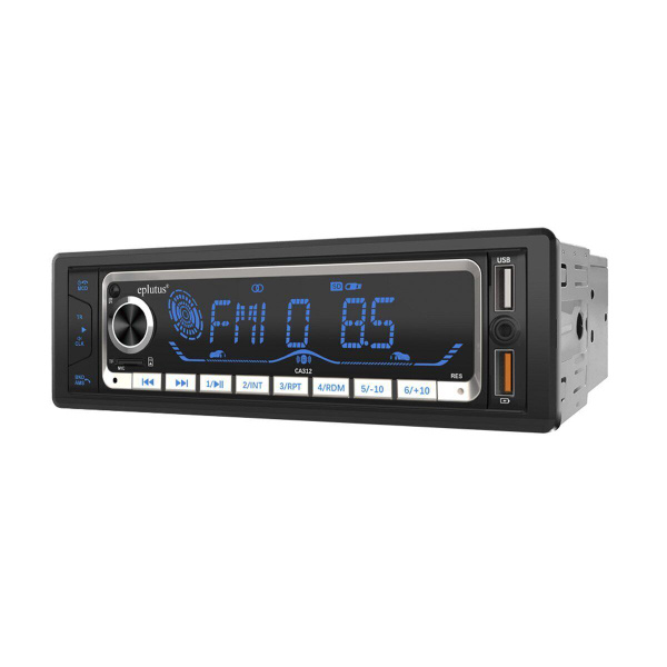 Автомагнитола 1 Din с LED дисплеем 45Wx4, 2xUSB, AUX, Bluetooth 5.01 ...