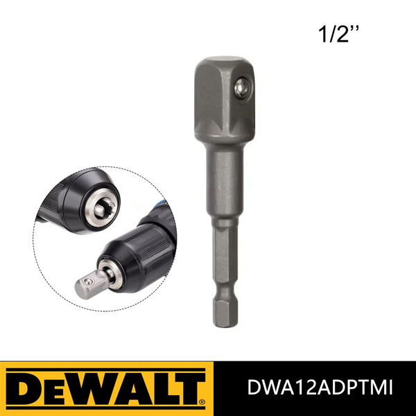 DEWALT Адаптер для бит 1/4'',квадратного адаптера 1/2'' DWA12ADPTMI ...