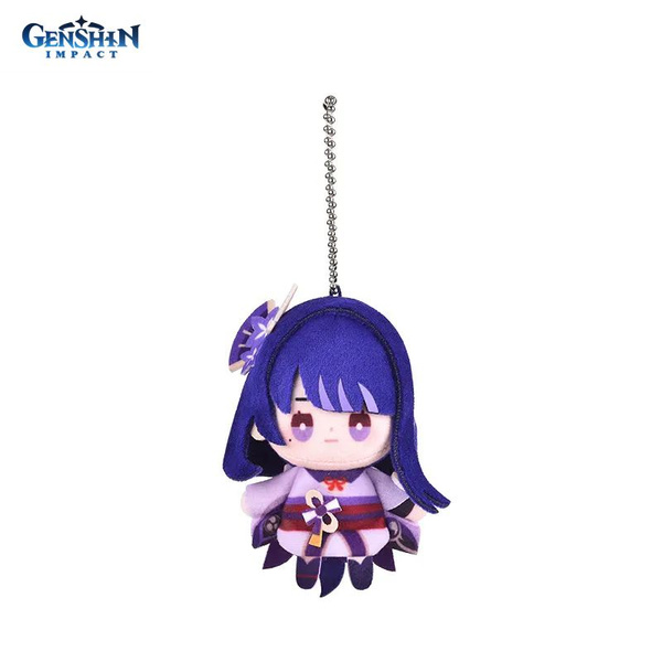 Мягкая игрушка брелок Finger Puppet Genshin FES 2023 Raiden Shogun ...