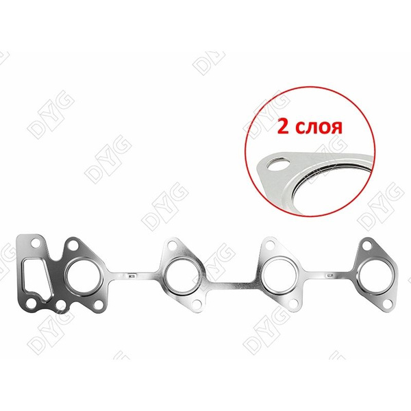 IPSAIP_2852127400 Прокладка выпускного коллектора HYUNDAI SANTA FE 06 ...